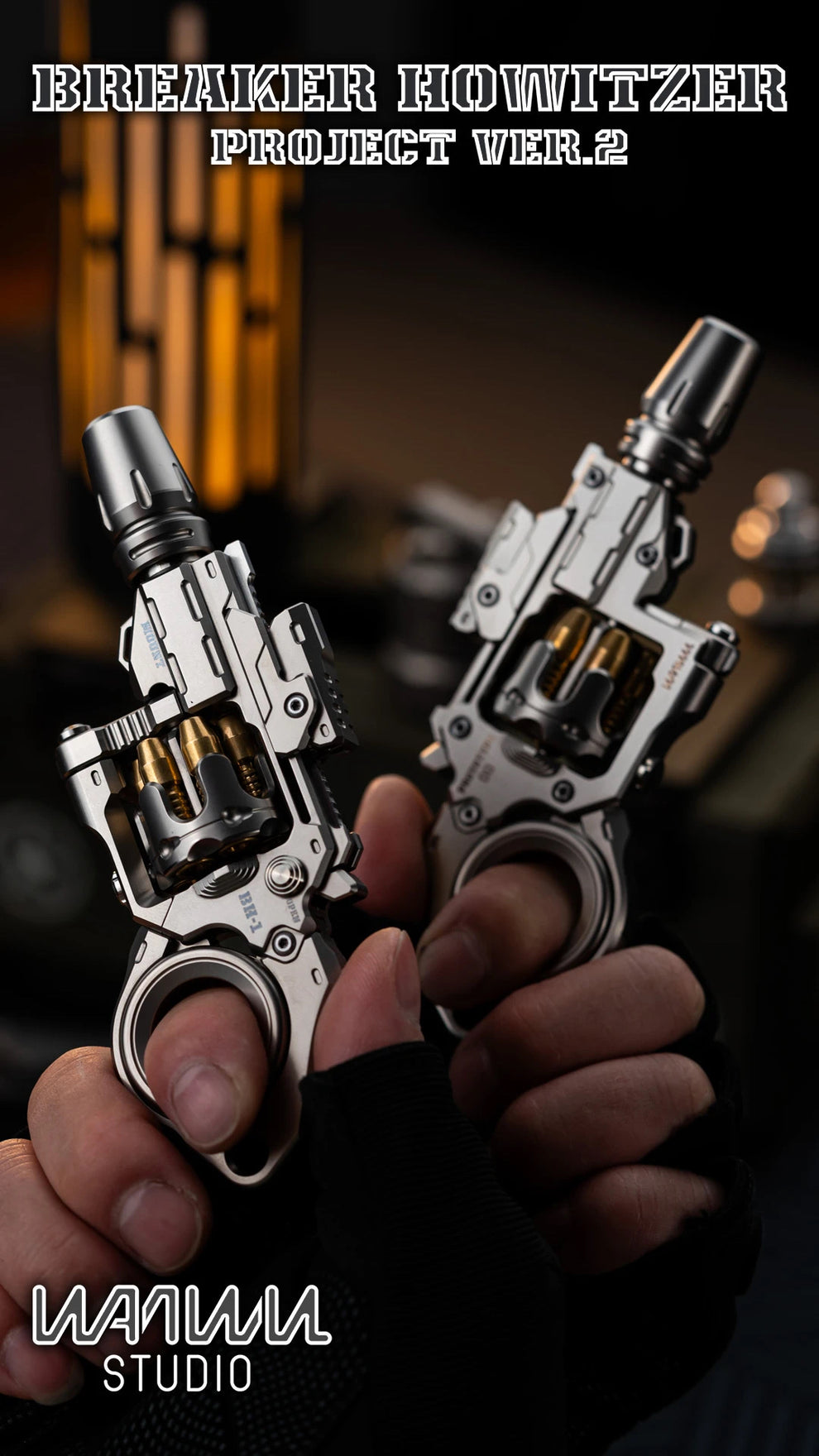 WANWU "Breaker Howitzer Project ver.2" Hand Push Slider | New WANWU "B ...
