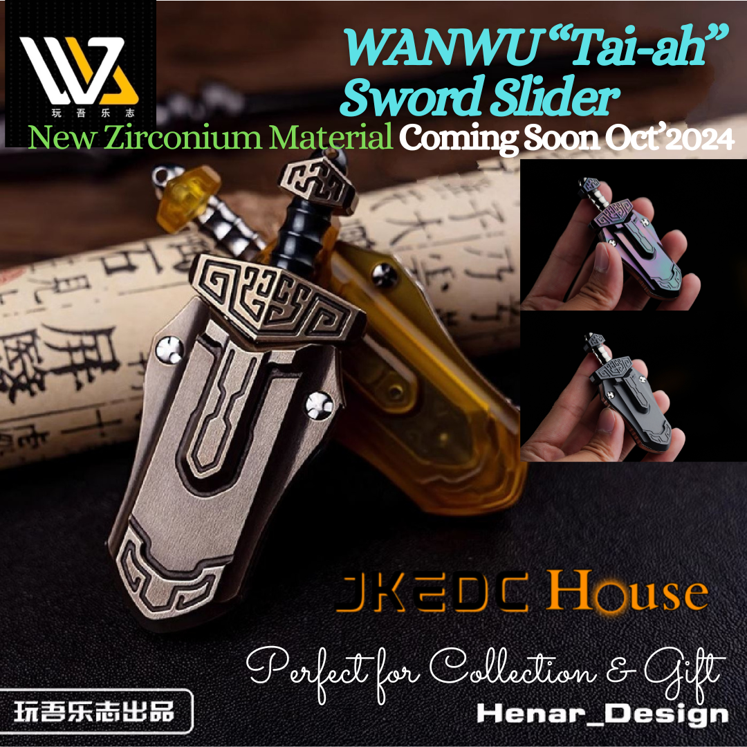 WANWU "Tai-ah" Sword Hand Haptic Titanium Push Slider | New WANWU "Tai ...