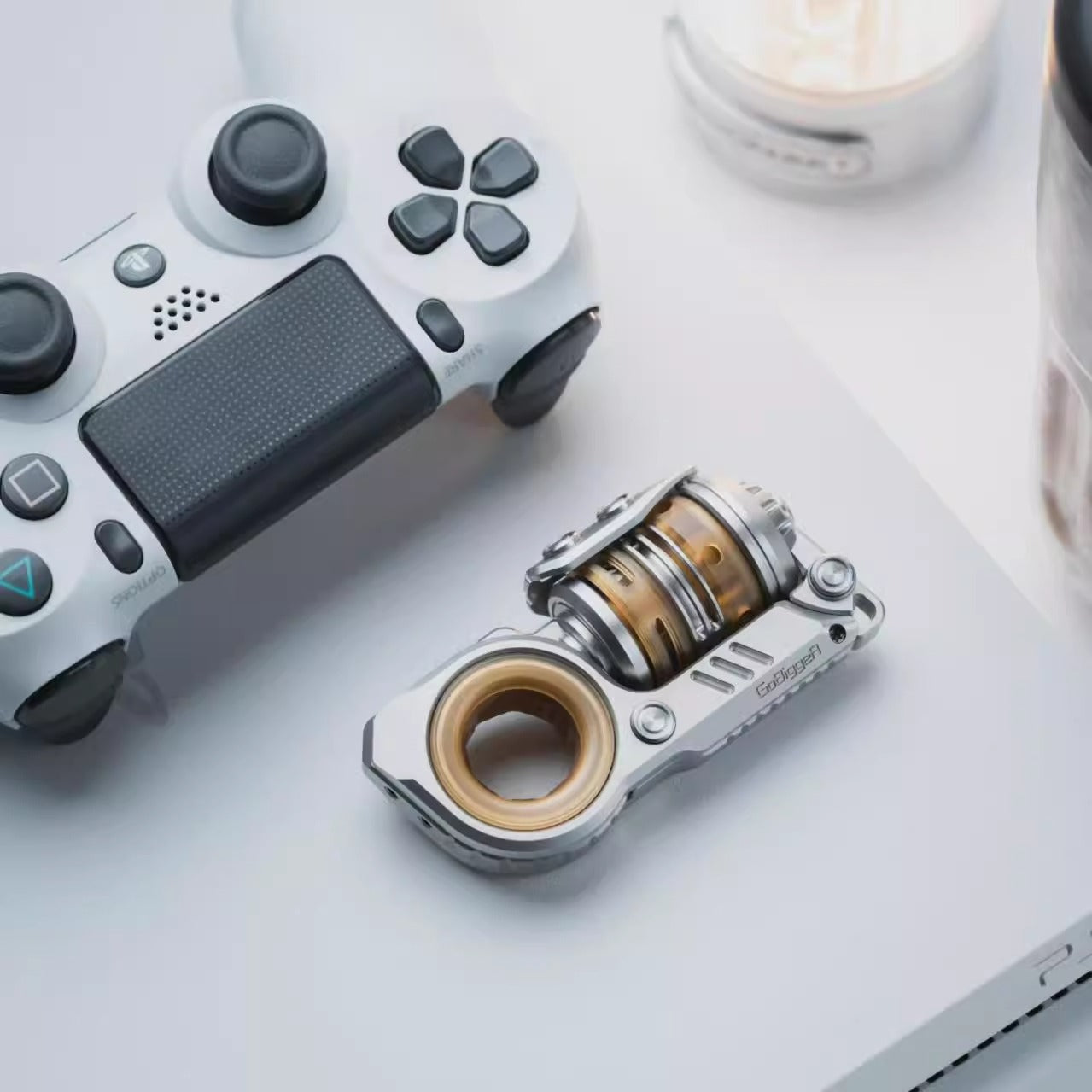 GoBiggeR AURORA Stainless Steel Hand Fidget Haptic Slider | GobiggeR A ...
